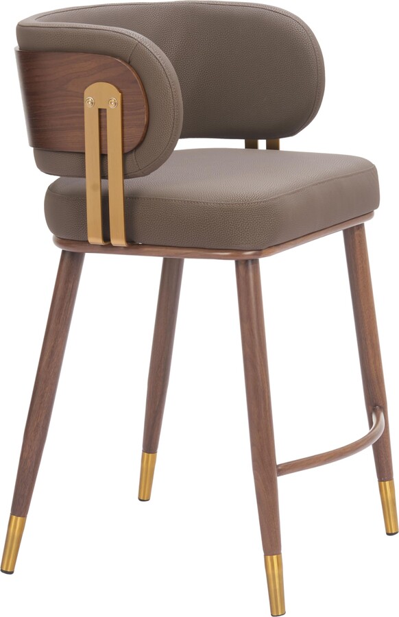 RUG BRANCH Brew Counter Stool Brown & Walnut - Counter Stools Design ...