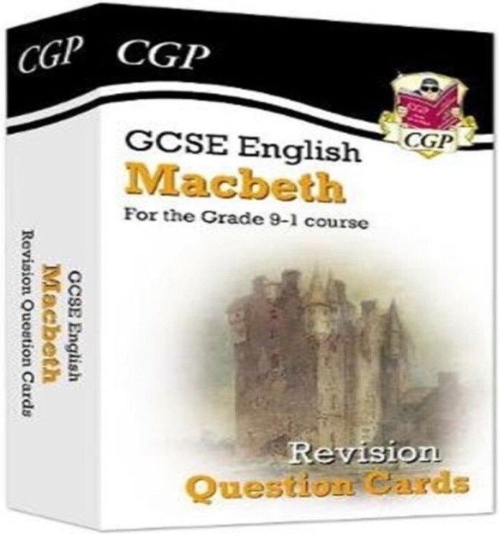 CGP Books GCSE English Shakespeare - Macbeth Revision Question Cards ...