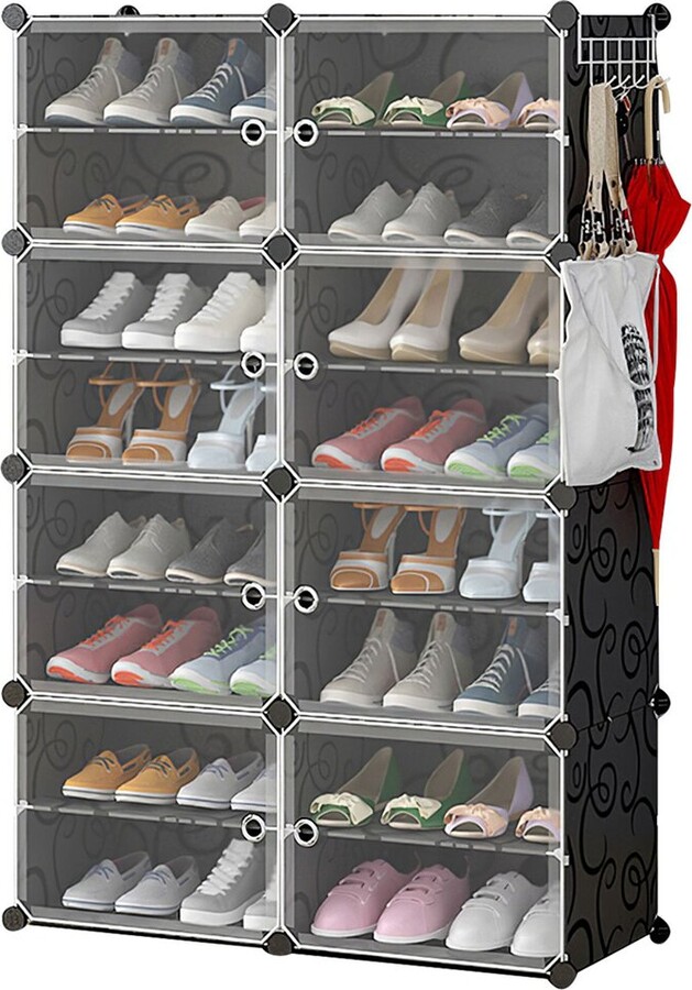 Fresh Fab Finds 8-Tier 2-Row Shoe Rack Organizer - ShopStyle