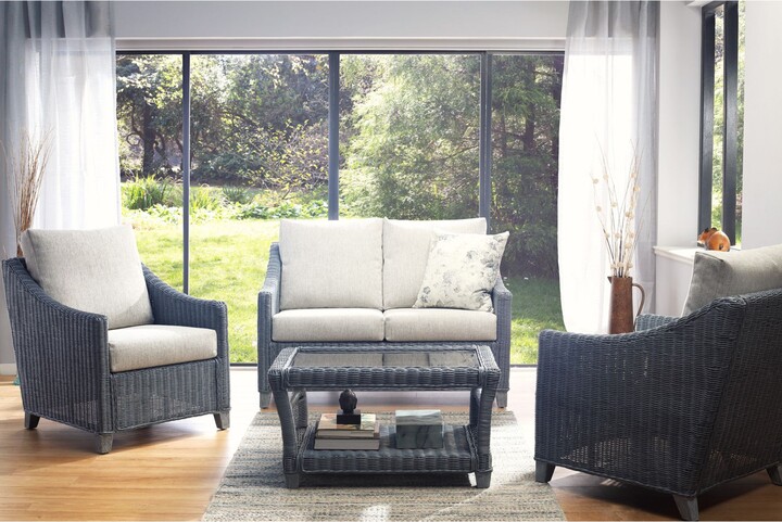 Desser Dijon Rattan 4-Seater Lounging Table & Chairs Set - ShopStyle ...