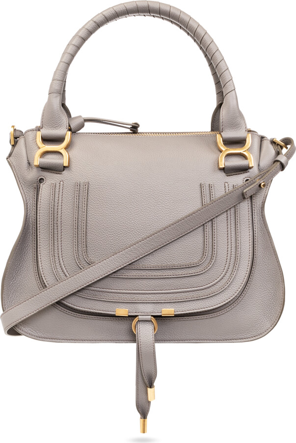 Chloé ‘Marcie Medium’ Leather Shoulder Bag, , - Grey - ShopStyle
