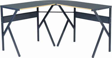 Creationstry L-Shaped Desk Corner Computer Desk, Space-Saving Study ...