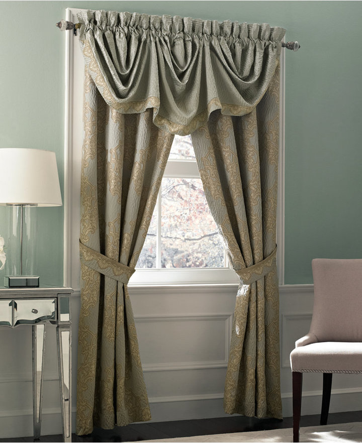 Croscill Opal 50" x 21" Waterfall Swag Window Valance - ShopStyle Home