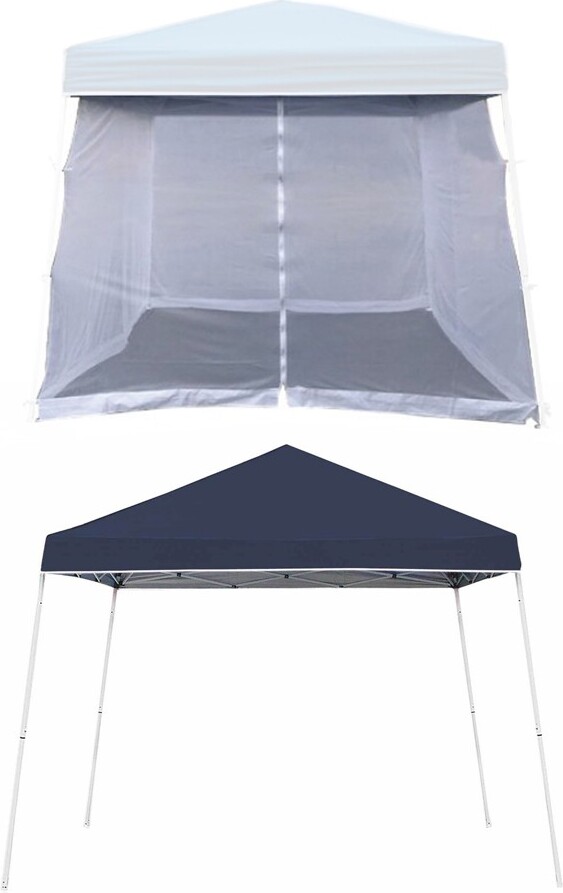 Z-Shade 10 Foot Horizon Angled Leg Screen Shelter Attachment with 10 by ...