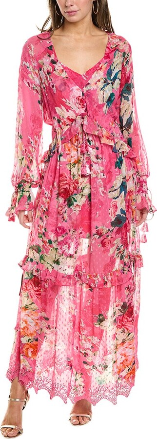 HEMANT AND NANDITA Maxi Kaftan Dress - ShopStyle