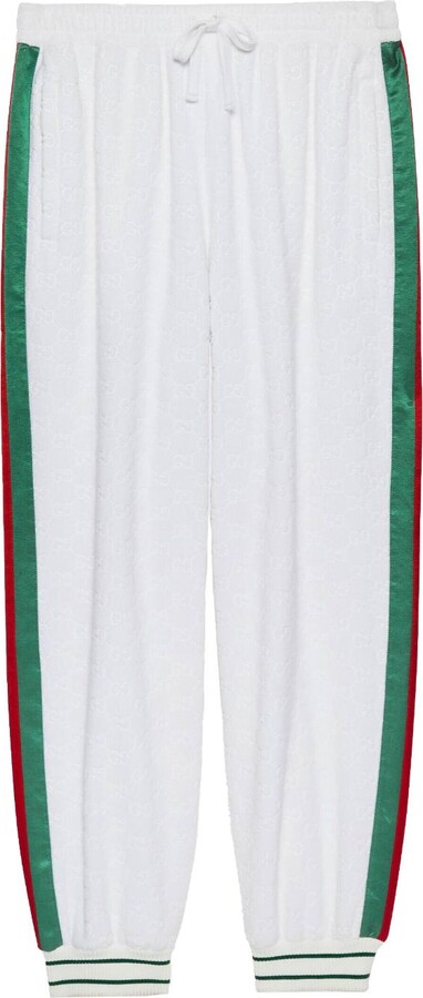 Gucci GG terry-cloth track pants - ShopStyle Joggers & Sweatpants