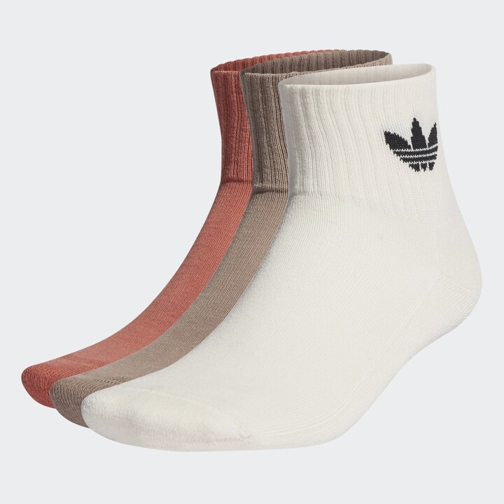 adidas Mid-Cut Crew Socks 3 Pairs - ShopStyle