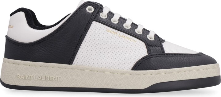 Saint Laurent Sl/61 Leather Low-top Sneakers - ShopStyle