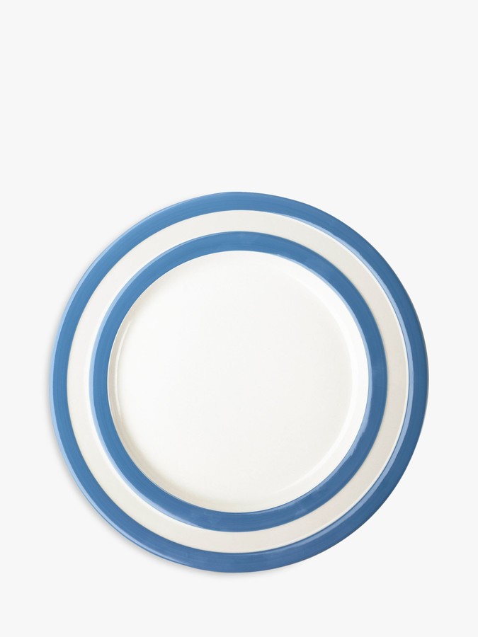 Cornishware Striped Dinner Plate - ShopStyle