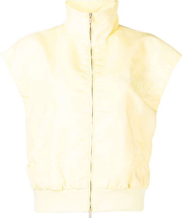 Essentials Chest Logo-Print Zipped Vest - ShopStyle
