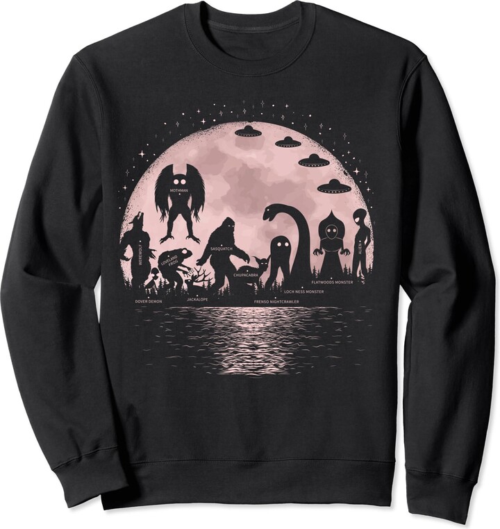 Cryptid For Men Women And Kids - CryptidTees! Bigfoot Loch Ness Monster Mothman And Aliens ...