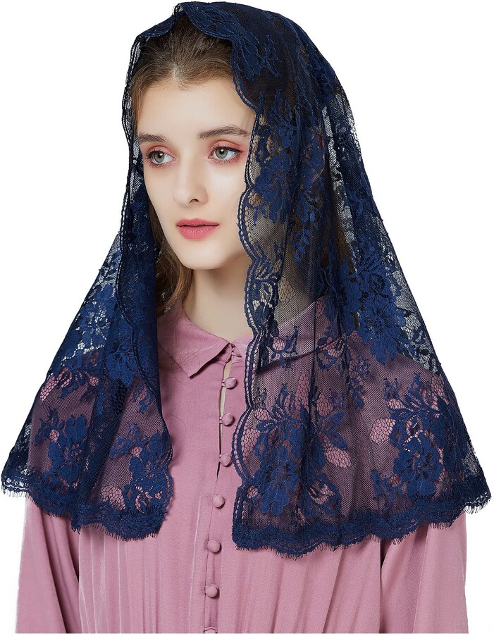 BEAUTELICATE Infinity Mantilla Veil Catholic Church Latin Mass Holy ...