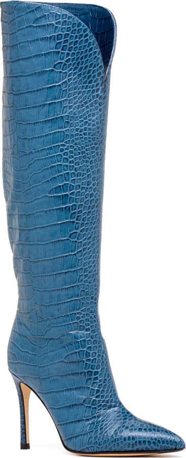 Beautiisoles by Robyn Shreiber Made in Italy Peyton Blue Embossed ...