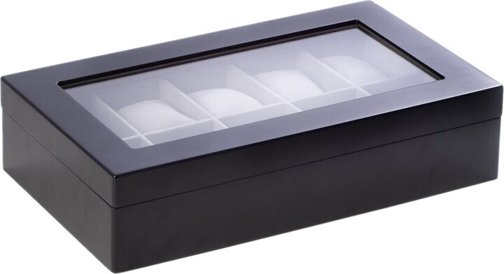 Bey-Berk Black Wood 10-Watch Case - ShopStyle Watches