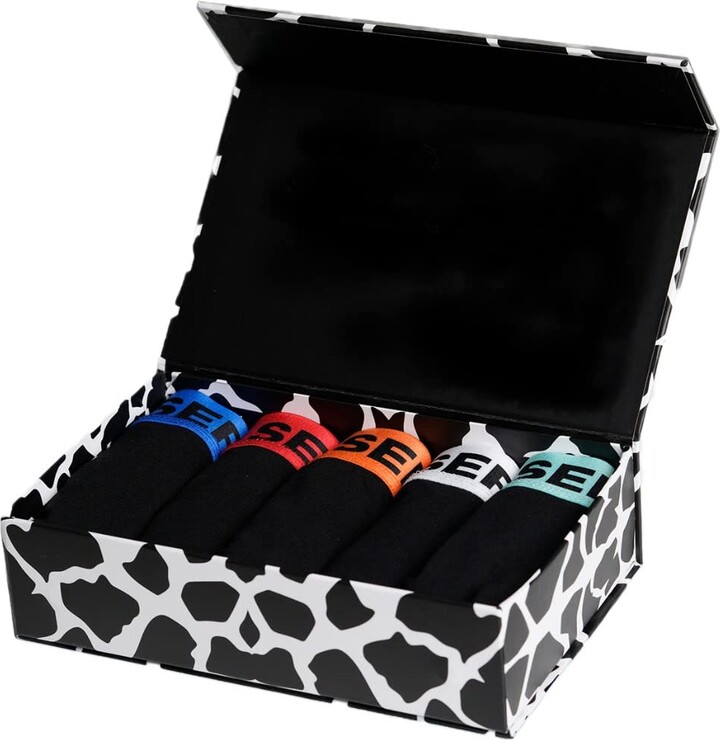 Sergio Fancy Mens boxers (5 Pack) With premium gift box - Cotton - Soft ...