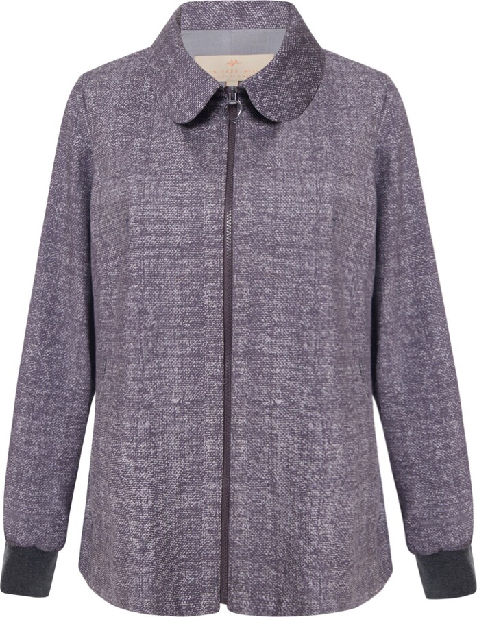 Winifred Mills Women's Koui Bologan Print Jacket - Grey - ShopStyle