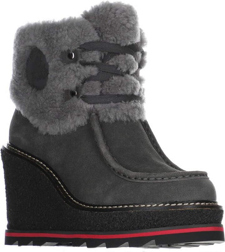 Pajar Women's Taira Suede Leather/Shearling Fur Snow Boot - ShopStyle