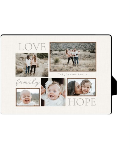 Shutterfly Desktop Plaques: Love Family Hope Desktop Plaque, Rectangle ...