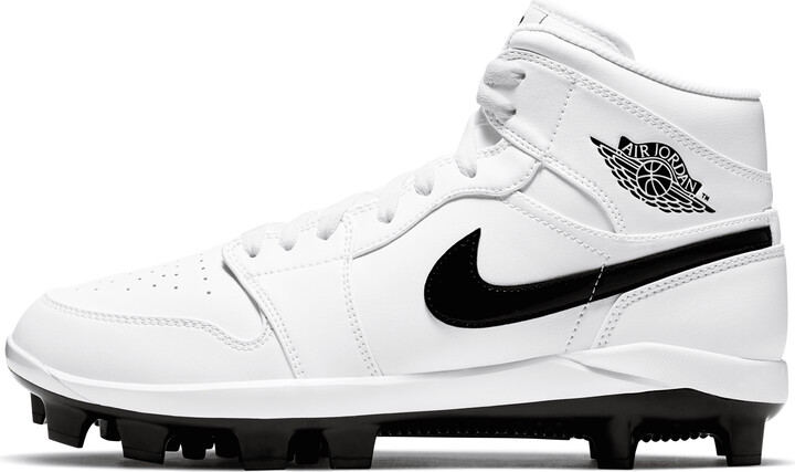 Jordan Men's 1 Retro MCS Baseball Cleats in White - ShopStyle ...