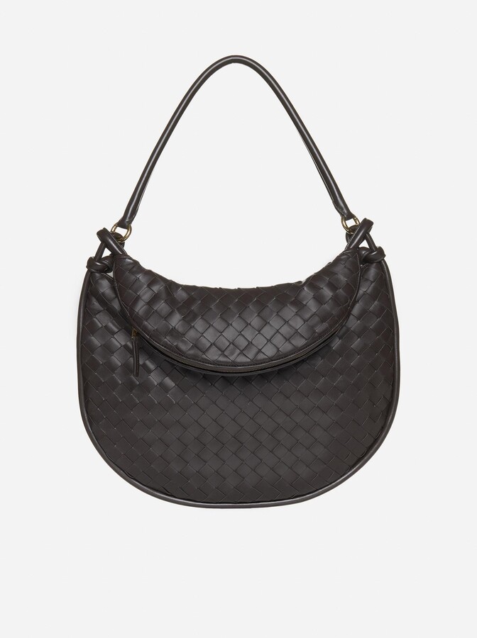 Bottega Veneta Gemelli Intrecciato Leather Large Bag - ShopStyle