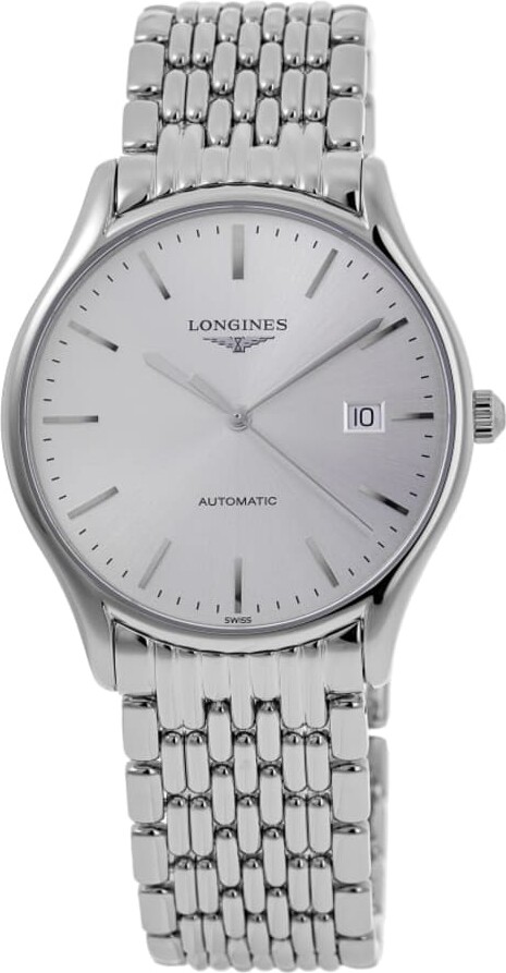 Longines Lyre Automatic 38mm Silver Dial Steel Men's Watch L4.960.4.72 ...