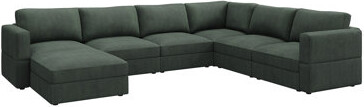 Honbay Corner Corduroy Sectional U Shaped Modular Sofa Shopstyle