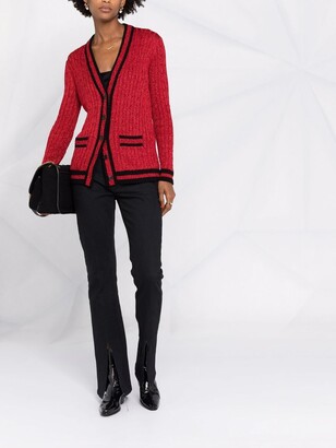 Saint Laurent Cable Knit Cardigan - ShopStyle