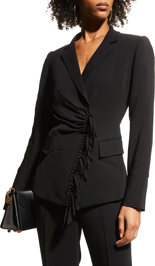 Kobi Halperin Morgan Fringe-Trim Jacket - ShopStyle