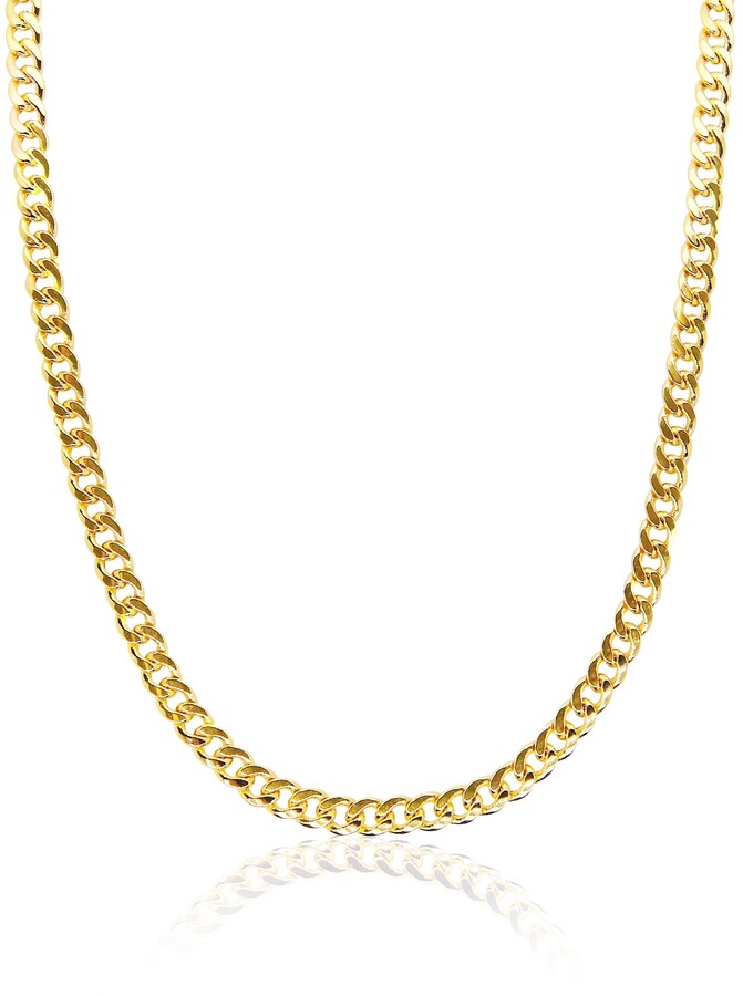 The Lovery Mini Cuban Link Chain Necklace - ShopStyle