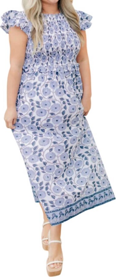 VICTORIA DUNN Hampton Dress In Chive Blossom - ShopStyle