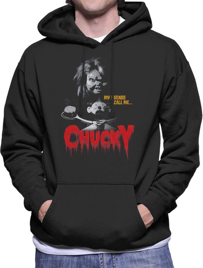 All+Every Chucky My Friends Call Me Chucky Men's Hooded Sweatshirt ...
