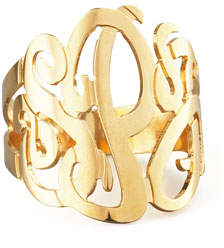 Jennifer Zeuner Jewelry Three-Initial Monogram Ring - ShopStyle