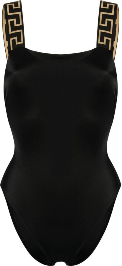 Versace Greca-Print Swimsuit - ShopStyle