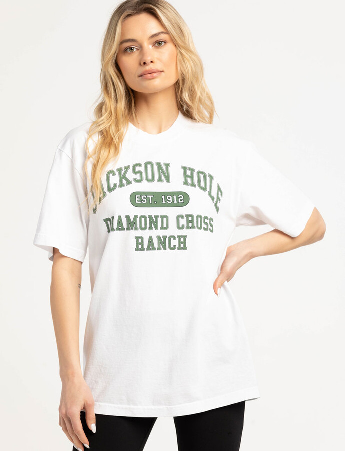 DIAMOND CROSS RANCH Protector Womens Oversized Tee - ShopStyle T-shirts