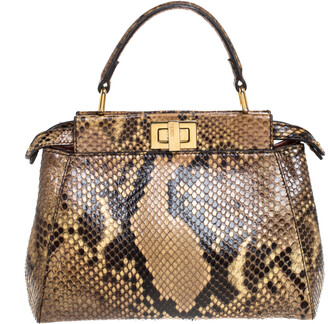 Fendi Python Peekaboo Bag - ShopStyle Satchels
