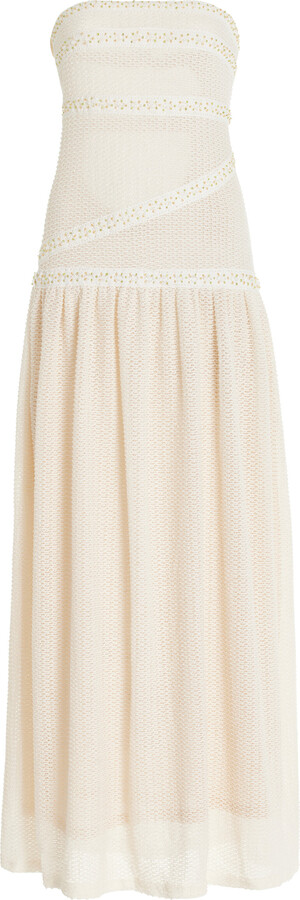 FAIT PAR FOUTCH Exclusive Colette Embellished Stretch-Lace Maxi Dress ...