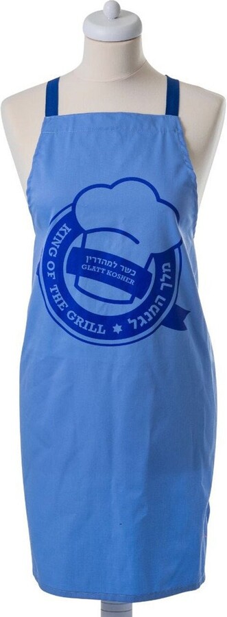 Etsy Mens Cotton Apron- Glatt Kosher - King Of The Grill Design With ...