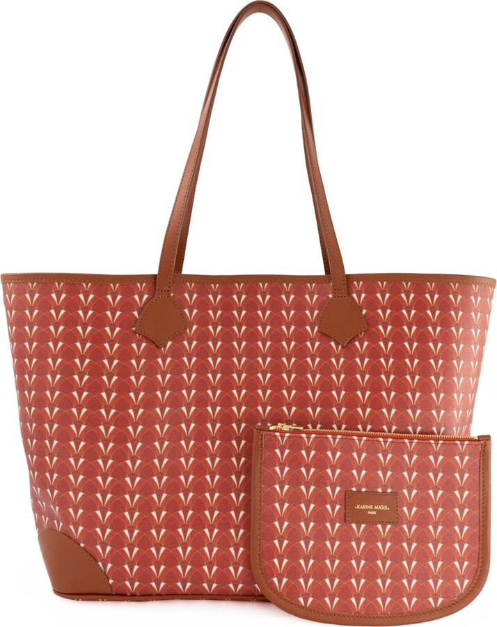 Karine Augis Women's Tote Bag Overflow Oak Red - ShopStyle
