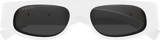 Gucci Zebra-print cat-eye sunglasses - ShopStyle