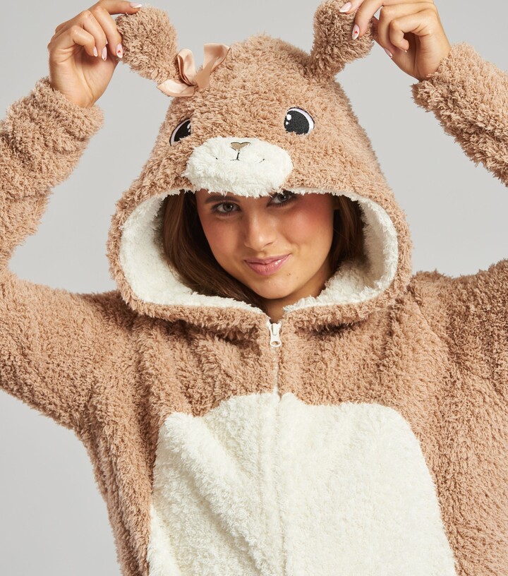 Loungeable Cream Fluffy Cavapoo Onesie - ShopStyle Pyjamas