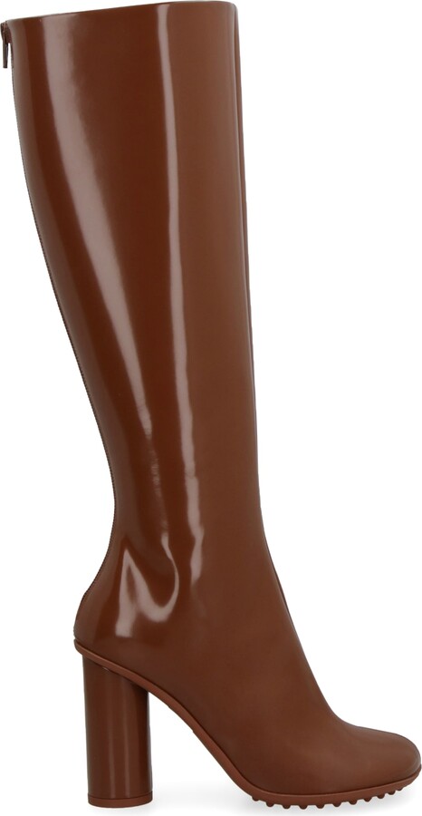 Bottega Veneta Atomic Leather Boots - ShopStyle