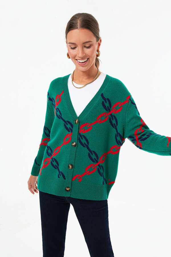 Clare Vivier Diagonal Chains Papi Cardigan - ShopStyle