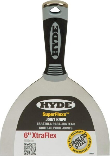 HYDE TOOLS Hyde SuperFlexx Stainless Steel Joint Knife 0.9 in. H X 6 in ...