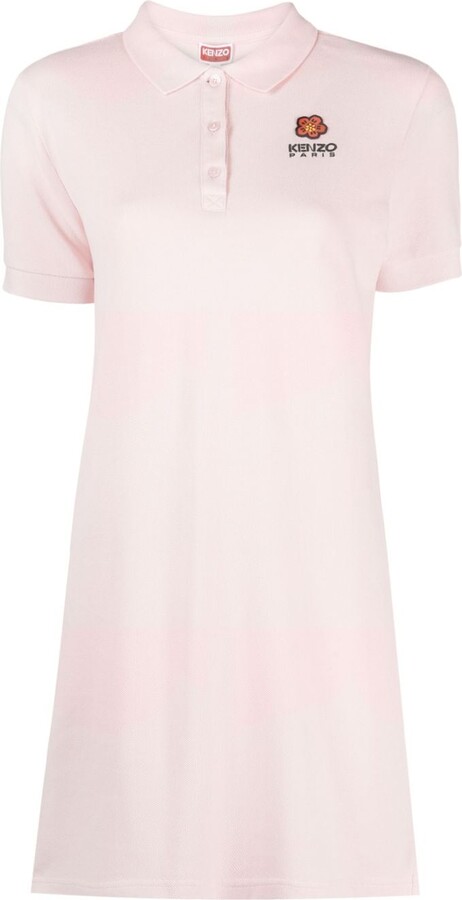 Kenzo Boke Flower cotton polo dress - ShopStyle