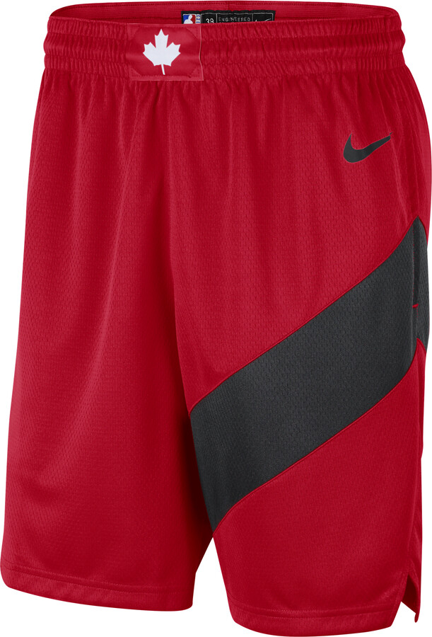 Nike Toronto Raptors Icon Edition 2020 Men's NBA Swingman Shorts in Red ...