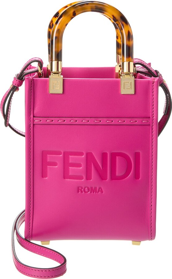 Fendi Sunshine Mini Leather Tote - ShopStyle