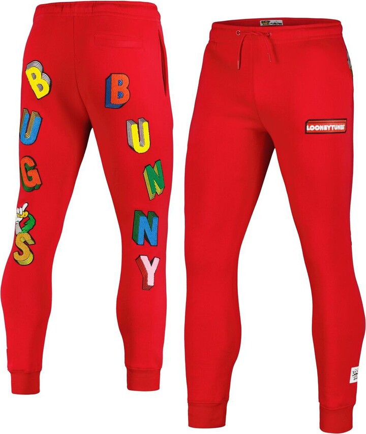 Men's Freeze Max Bugs Bunny Red Looney Tunes Big Letter Pants - ShopStyle