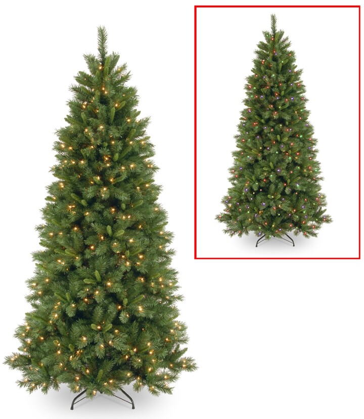 National Tree Company National Tree 7.5' Lehigh Valley Pine Slim Hinged ...