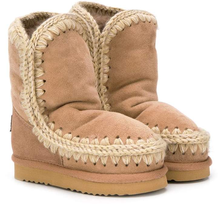 Mou Kids high Eskimo boots - ShopStyle Boys' Shoes