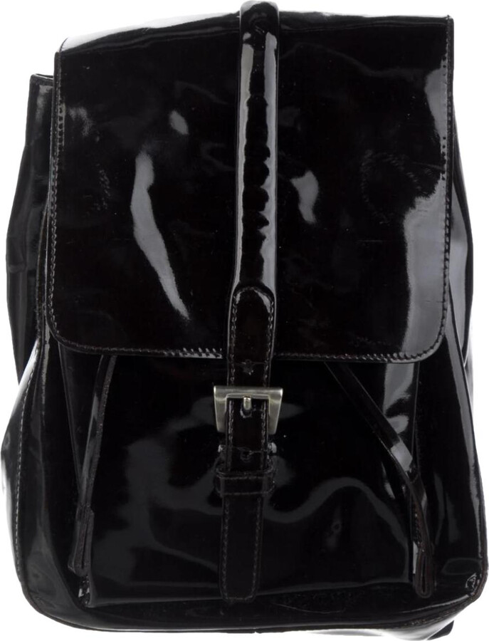 Prada Patent leather backpack - ShopStyle
